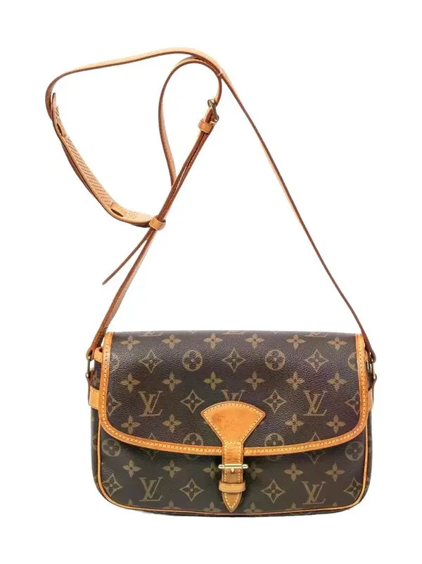 LOUIS VUITTON 2004 Sologne Monogram Shoulder Bag - Brown