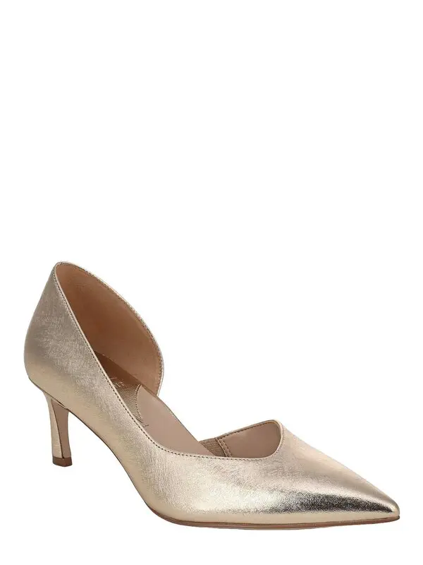 27 EDIT NATURALIZER Faith D'orsay Pointed Toe Pump - Light Champagne
