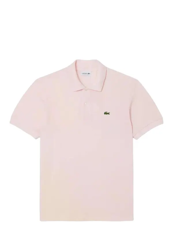 Lacoste Embroidered-logo Polo Shirt - Pink