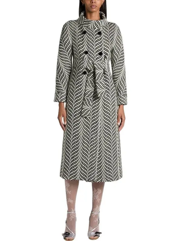 Valentino Garavani Fauve Wool-blend Coat - Butter