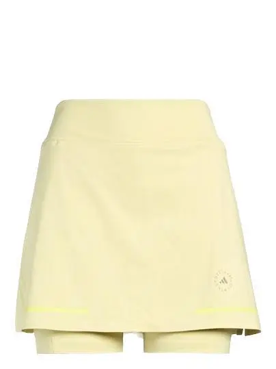 Adidas By Stella McCartney Mini Skirt With Built-in Shorts - Yellow