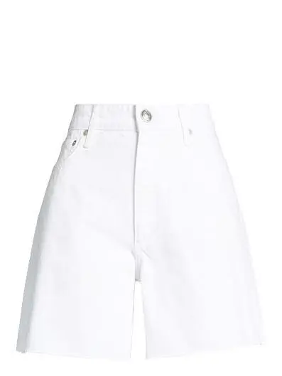Rag & Bone Denim Cotton Shorts - White