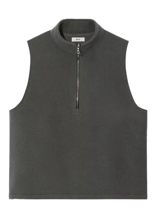 RIER Sleeveless Wool Sweater - Green