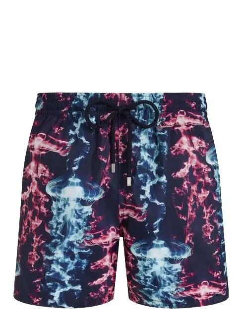 Vilebrequin Ultra-light Packable Medusa Print Swim Shorts - Blue