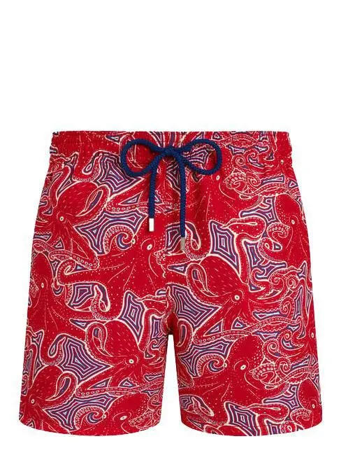 Vilebrequin Printed Swim Trunks - Red