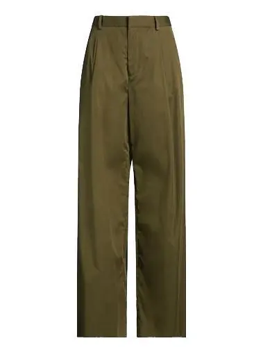 FRAME Pleated Wide-leg Pants - Green