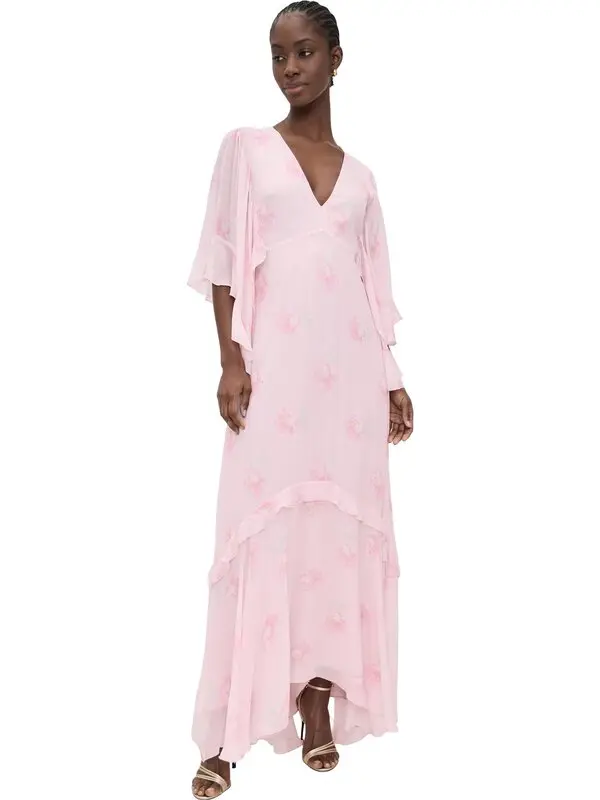LoveShackFancy Brinley Maxi Dress - Cimarron Rose