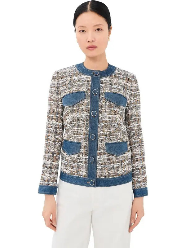 Veronica Beard Ainslie Jacket - Navy Multi