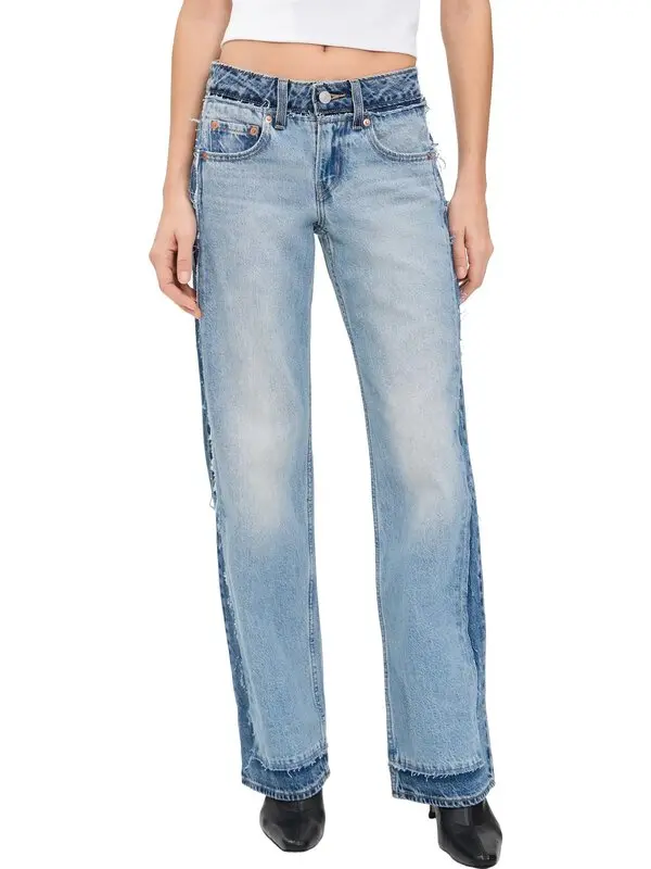 LEVI'S Low Loose Deconstructed Jeans - Upon Reflection