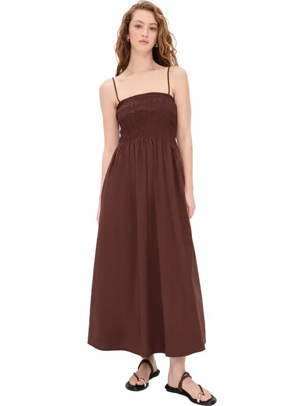 PISTOLA Sateen Maxi Dress - Bruna
