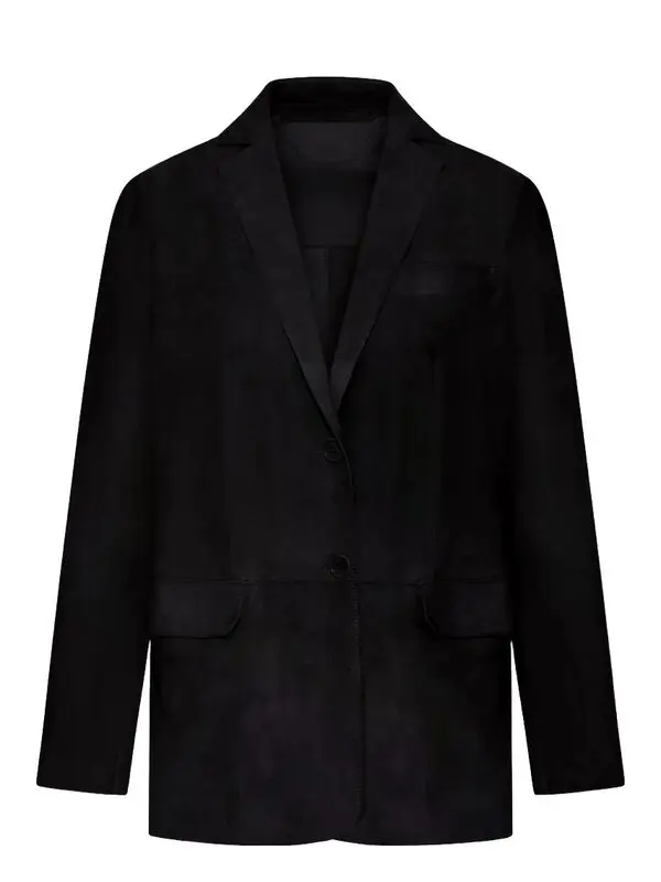SALVATORE SANTORO Buttoned Blazer - Black