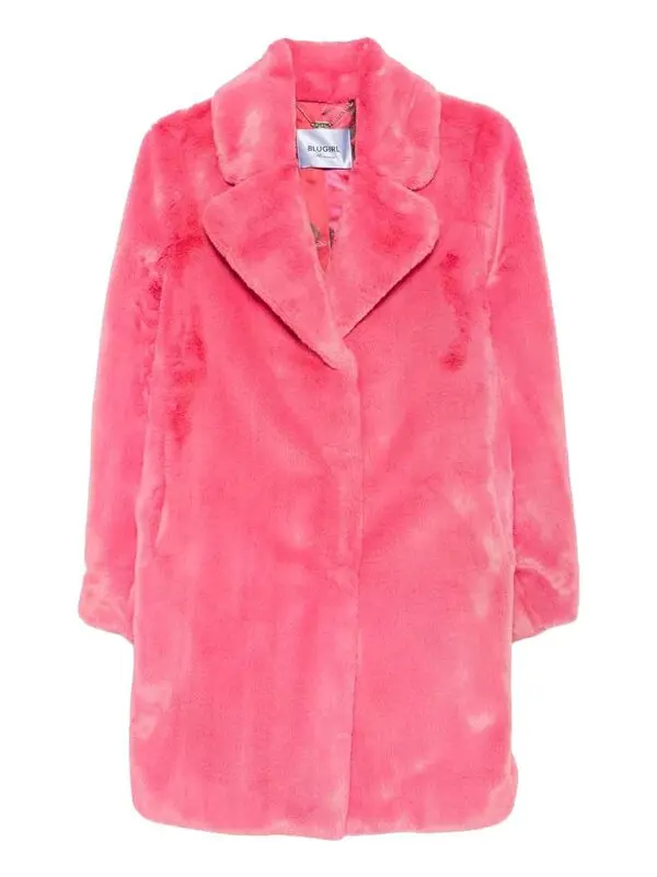 BLUGIRL Faux-fur Coat - Pink