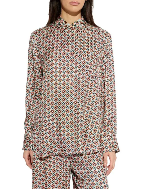 Paul Smith Geometric-print Shirt - White