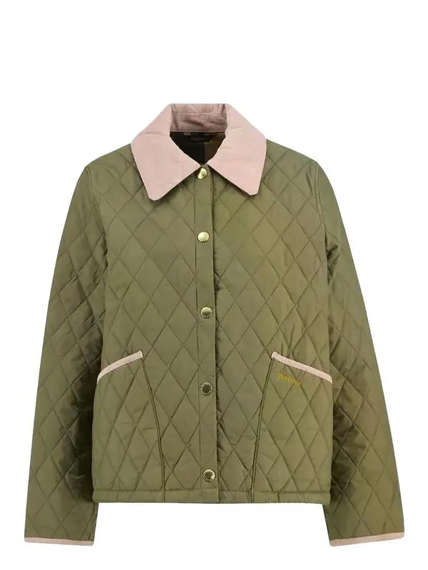 Barbour Icons Cropped Liddesdale Quilted Jacket - Green
