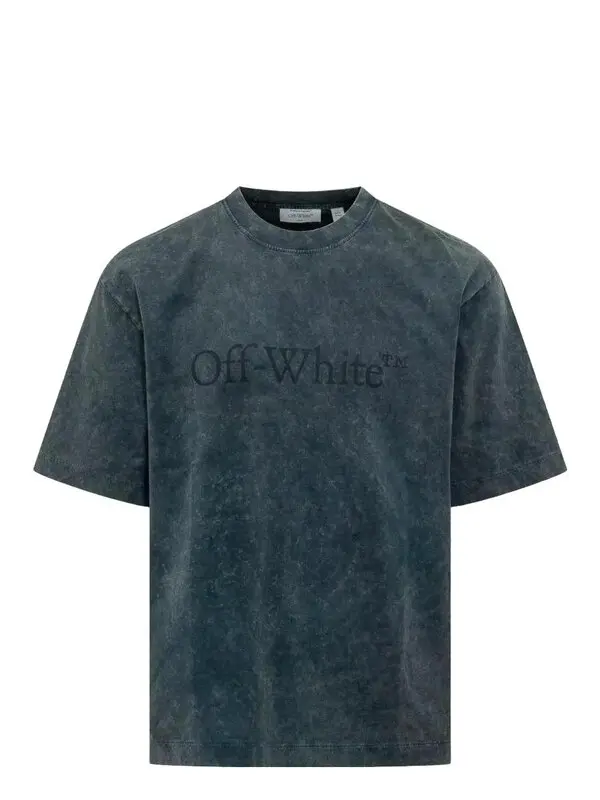 Off-White Logo Short-sleeve T-shirt - Blue