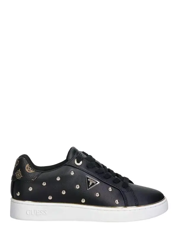 Guess Stud-embellished Sneakers - Black