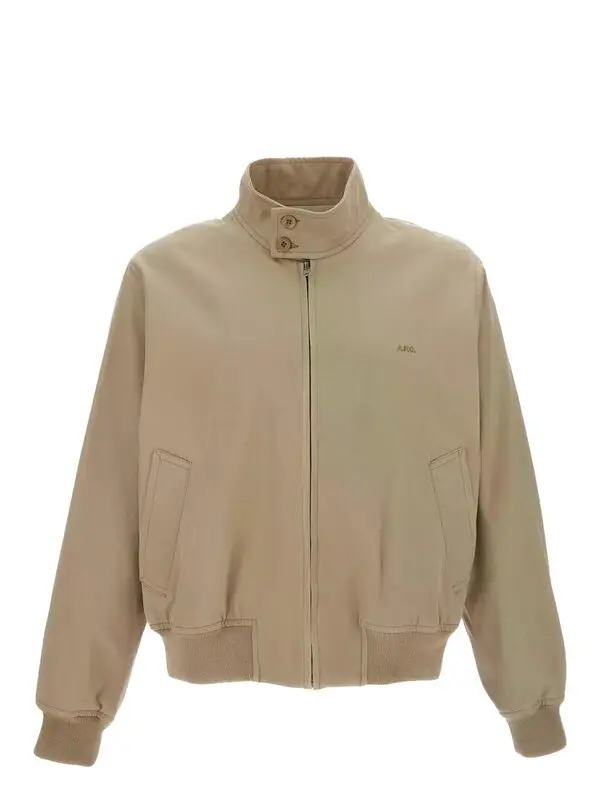 A.p.c. Zip-up Bomber Jacket - Neutrals