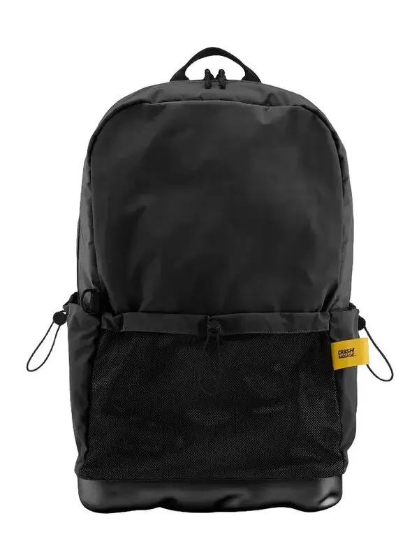 CRASH BAGGAGE Mesh Pocket Backpack - Black