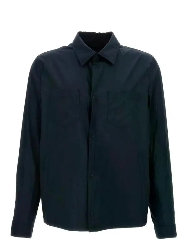 Herno Long-sleeve Chest-pocket Shirt - Blue