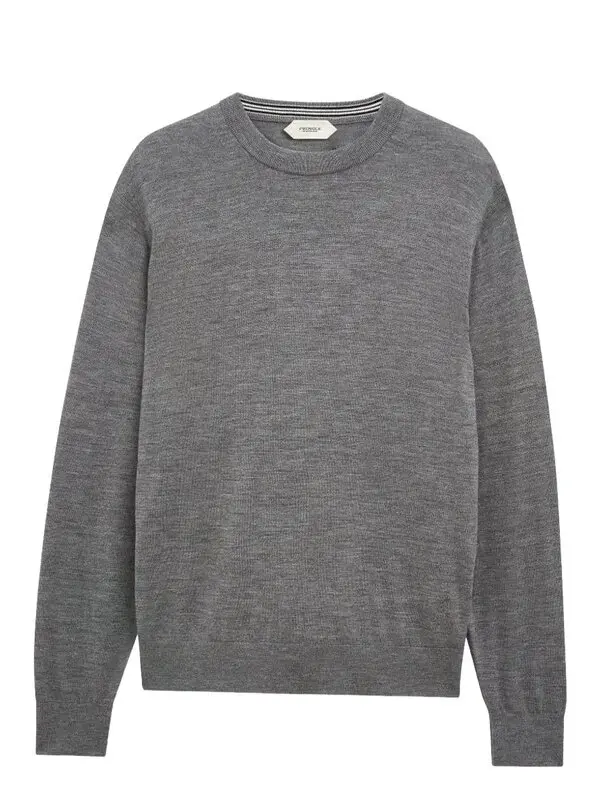 Pringle Of Scotland Crew Neck Wool Sweater - Grey