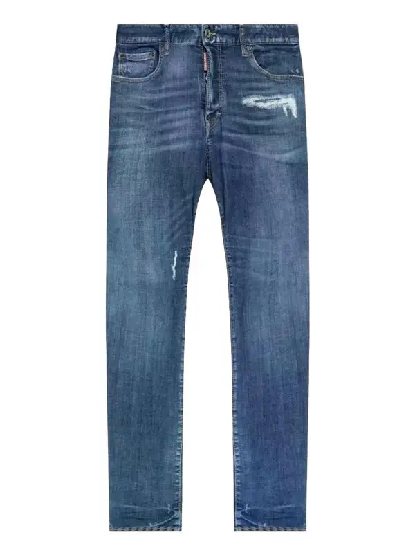 Dsquared2 Distressed Trousers - Blue