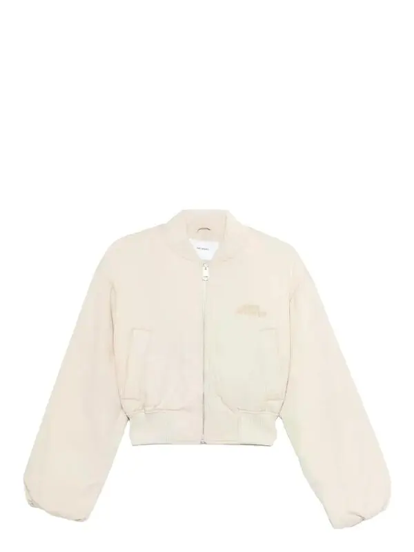 Axel Arigato Lola Zipped Bomber Jacket - Neutrals