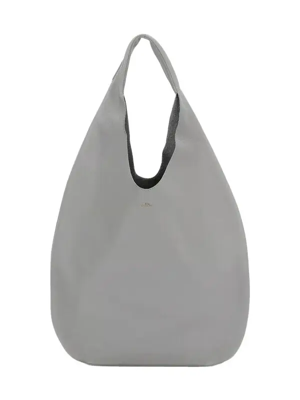 A.p.c. Leather Shoulder Bag - Grey