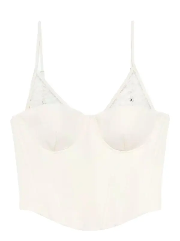 Patrizia Pepe Bustier-style Top - Neutrals