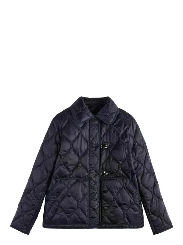 FAY Quilted Puffer Jacket - Blue