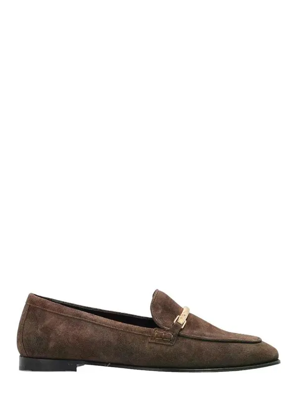 Furla Metal Bar Loafers - Brown