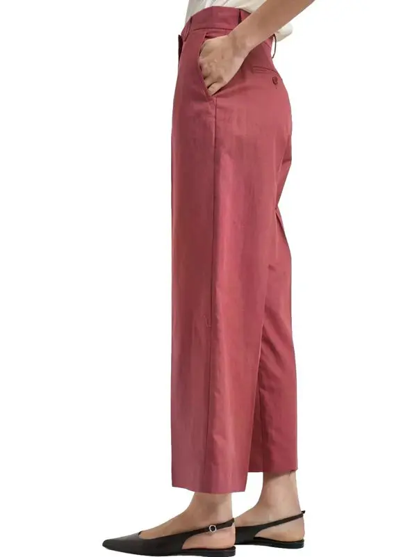 Max Mara High-rise Flared Trousers - Red