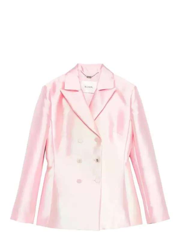 BLUGIRL Double-breasted Blazer - Pink