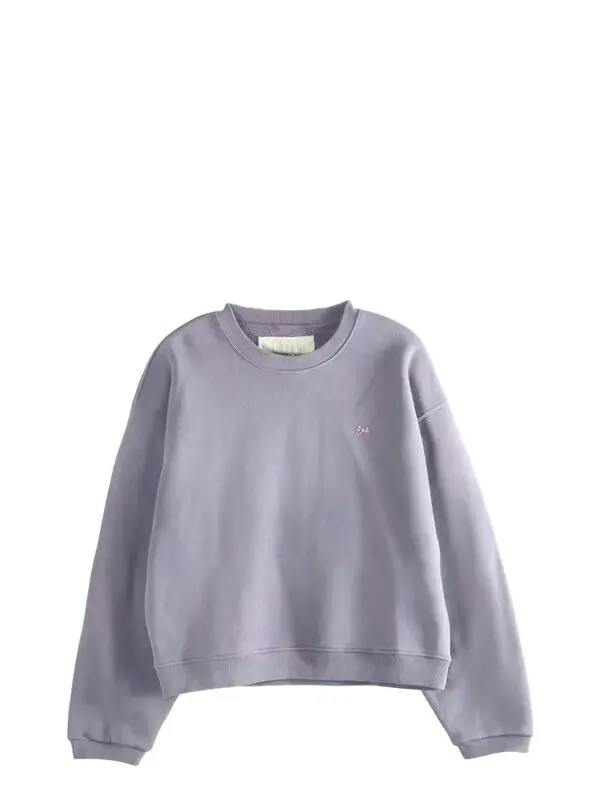 ERL Embroidered Crewneck Sweatshirt - Purple