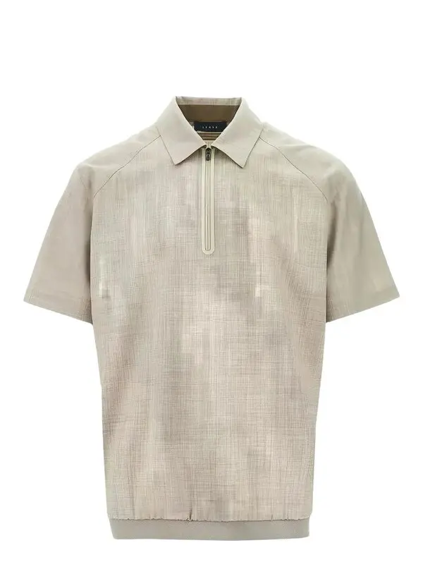 Sease Half-zip Polo Shirt - Neutrals