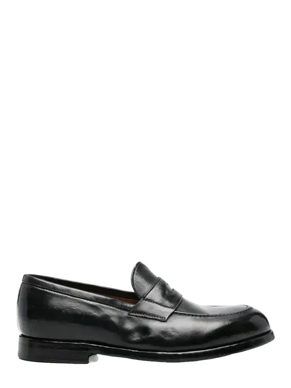 CENERE GB Penny Loafers - Black