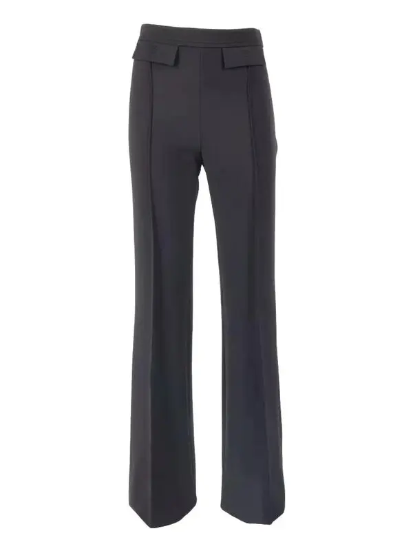 Elisabetta Franchi Letter-detail Trousers - Black