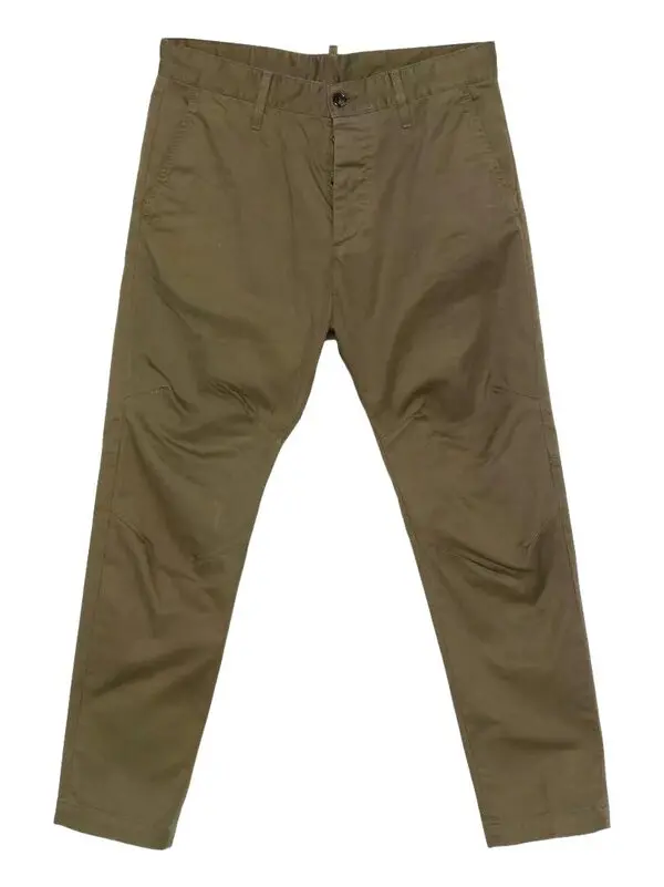 Dsquared2 Trousers With Knee Detail - Green