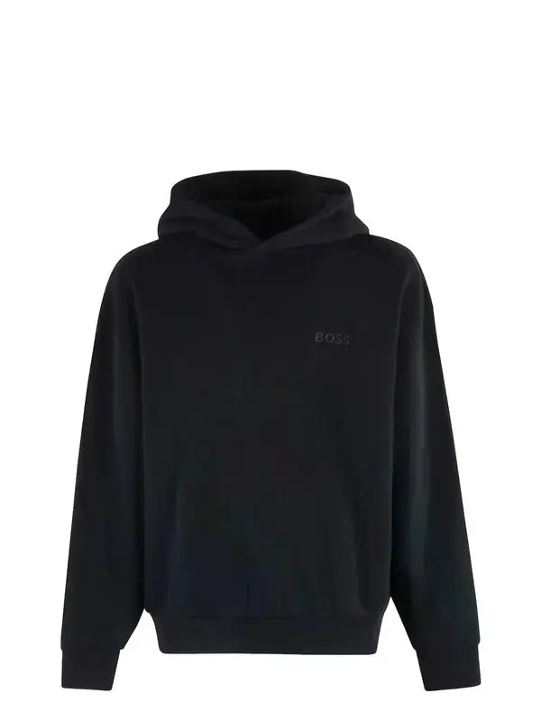 BOSS Graphic Print Hoodie - Black