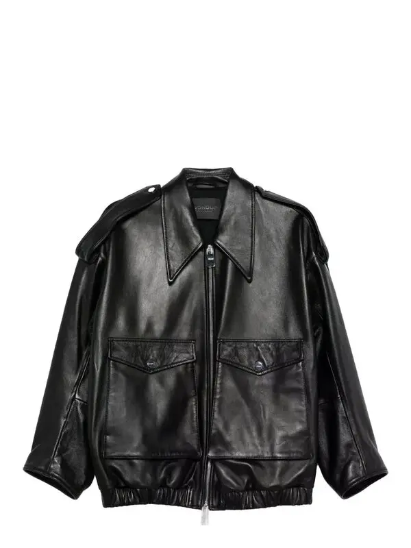 DONDUP Leather Jacket - Black