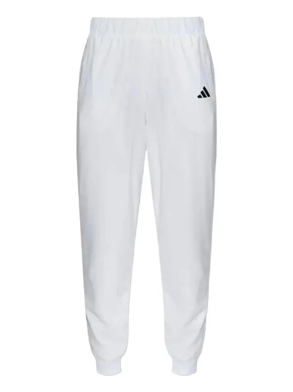 Adidas Logo Track Pants - White