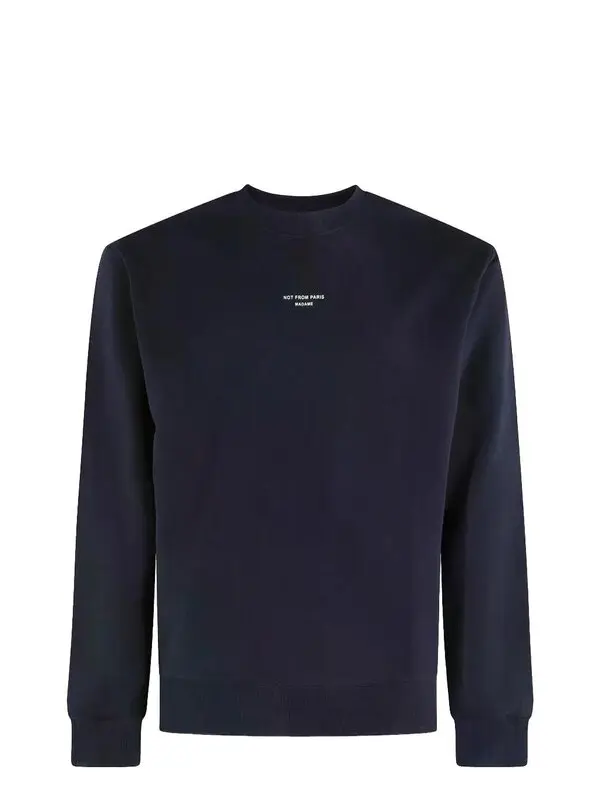Drole De Monsieur Long-sleeve Sweatshirt - Blue