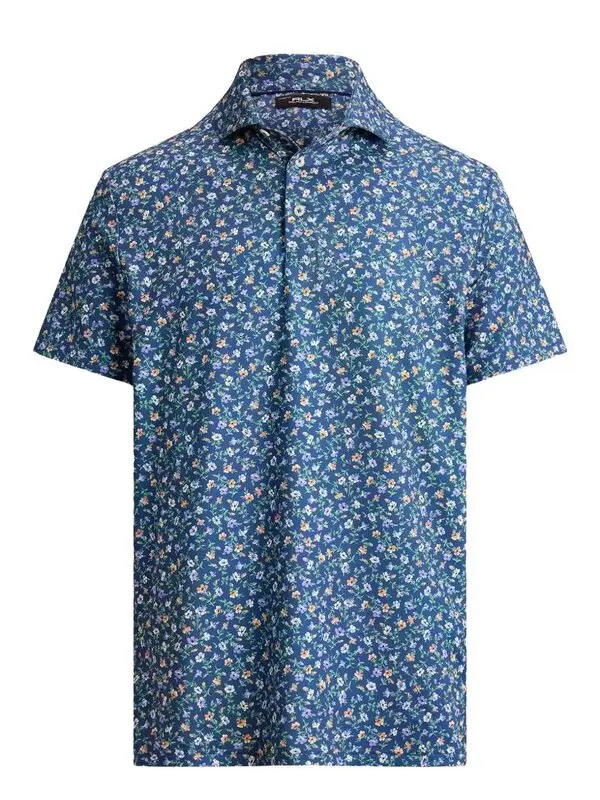 Rlx Ralph Lauren Floral Polo Shirt - Blue