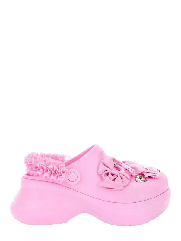Balenciaga Roses Bows Mules - Pink