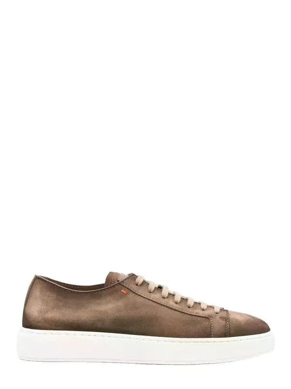 Santoni Lace-up Fastening Sneakers - Brown