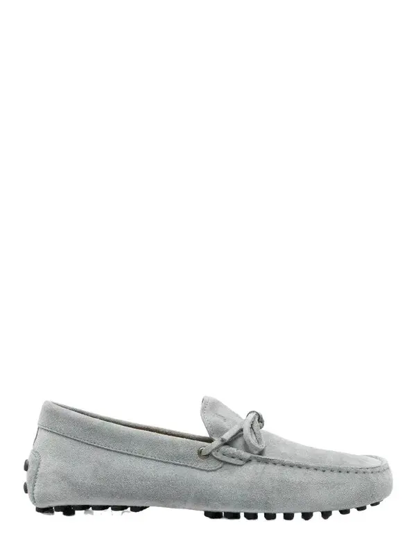 TOD'S Gommino Tie-detail Loafers - Grey