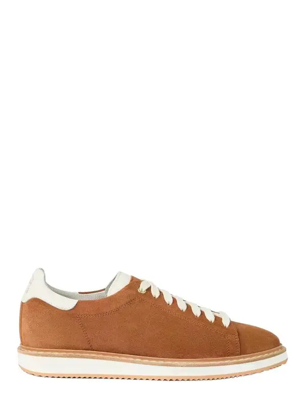 Brunello Cucinelli Suede Sneakers - Brown