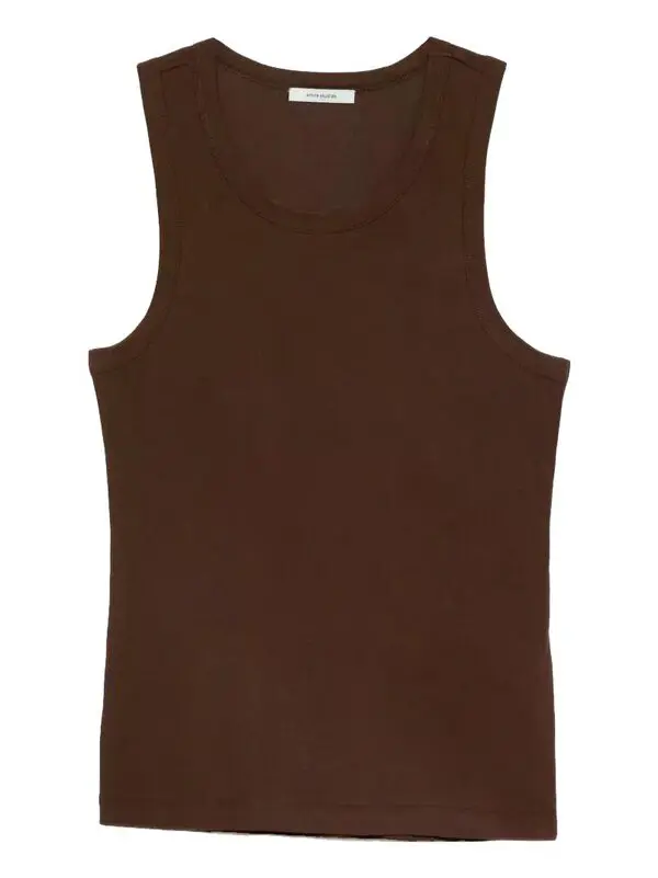 ENTIRE STUDIOS Round-neck Top - Brown