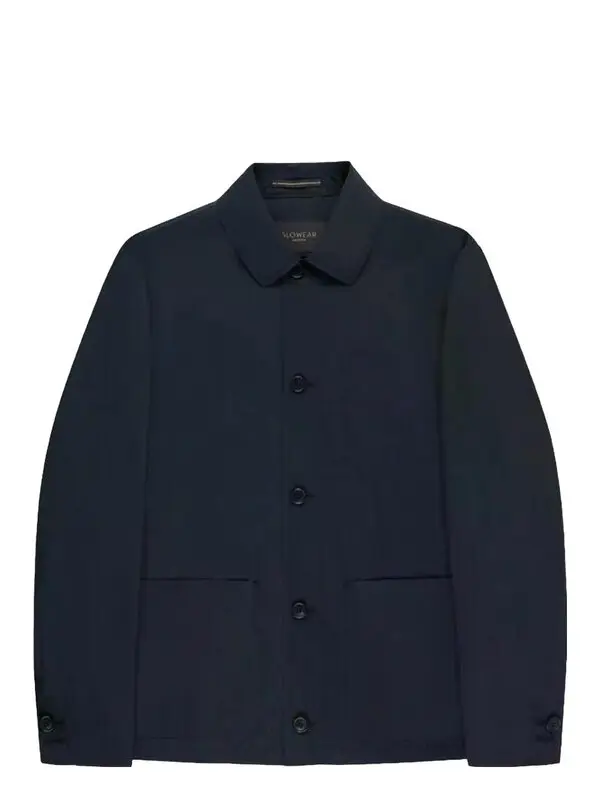 Incotex Buttoned Shirt Jacket - Blue