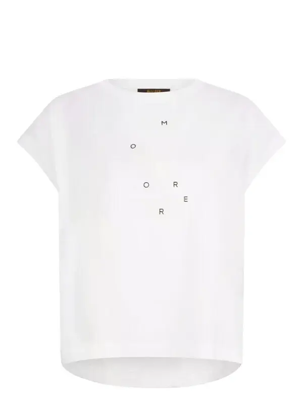 MOORER Logo-print T-shirt - White
