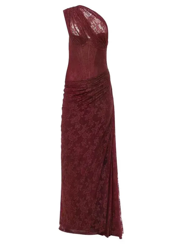 RHEA COSTA Azra Maxi Dress - Red